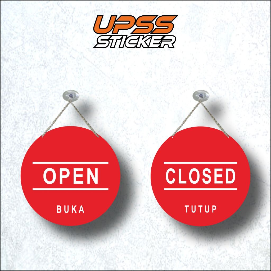 Jual Akrilik Open Close | Acrylic Open Close | Sign Open Close ...