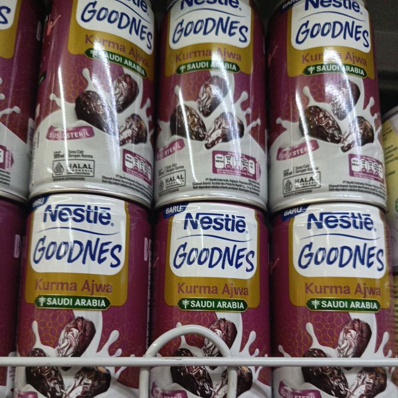 Jual Nestle goodnes susu steril kurma ajwa 189ml | Shopee Indonesia