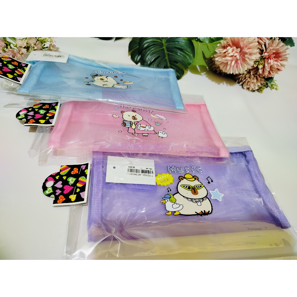 Jual Tempat Pensil Jaring / Kotak Pensil Mesh / Transparan Kapasitas ...