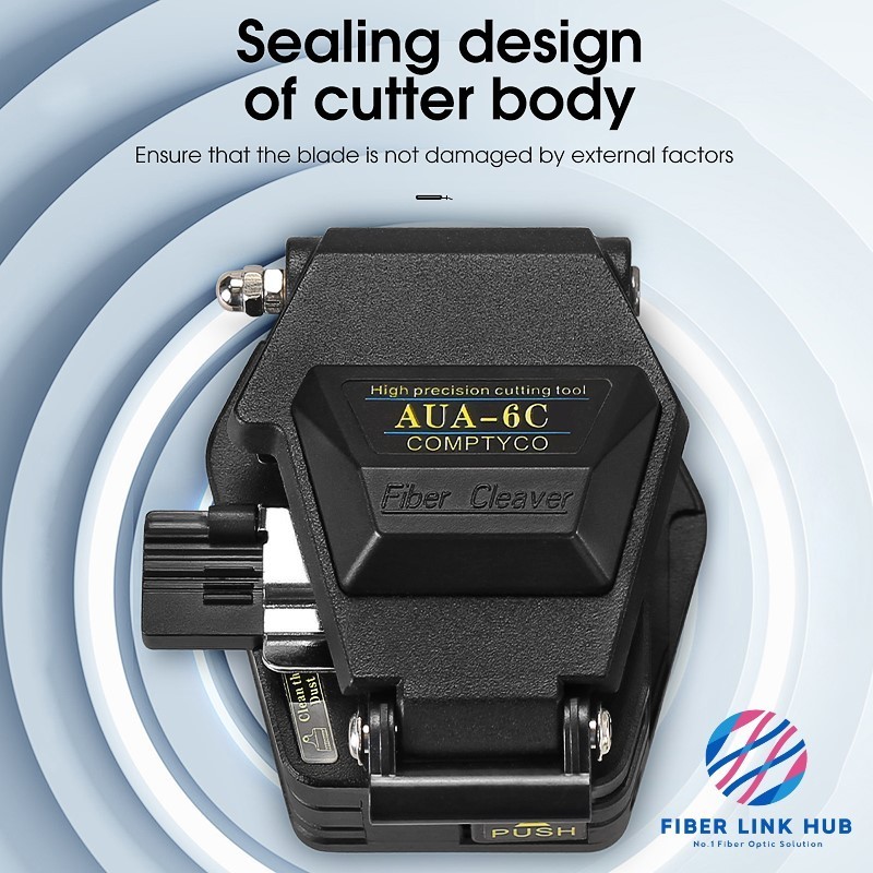 Jual Fiber Cleaver Premium AUA-6C Alat Potong Fiber Optic/Optik FO ...