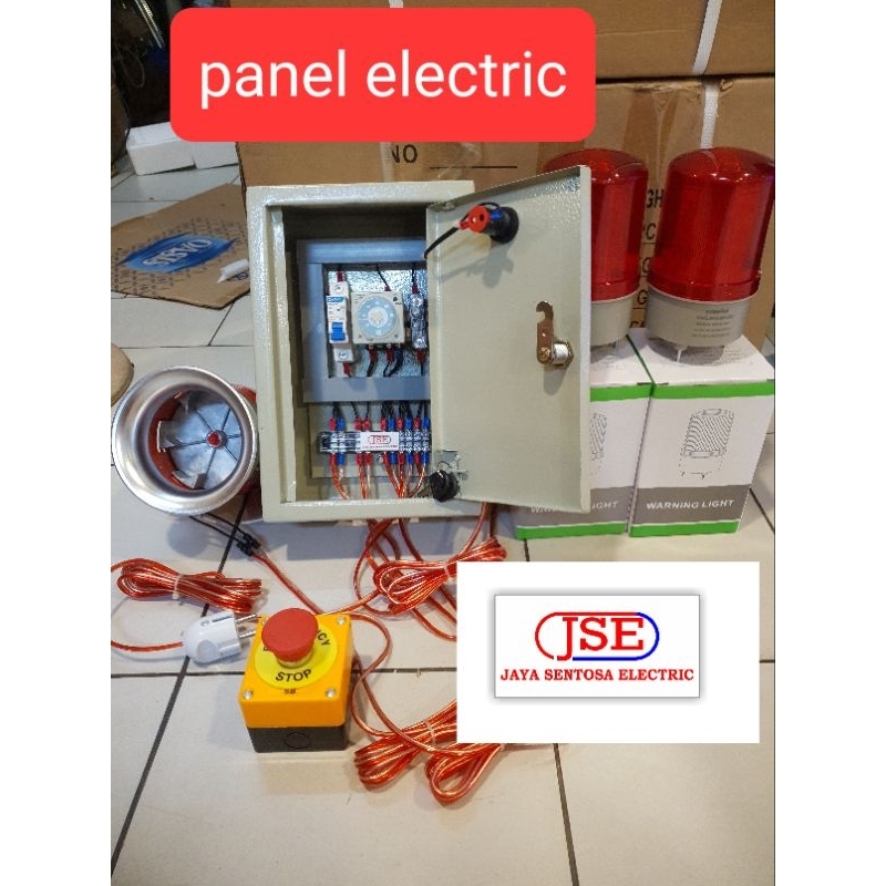 Jual Sirine Emergency Fire alarm Bahaya Otomatis timer 2 waring Led ...