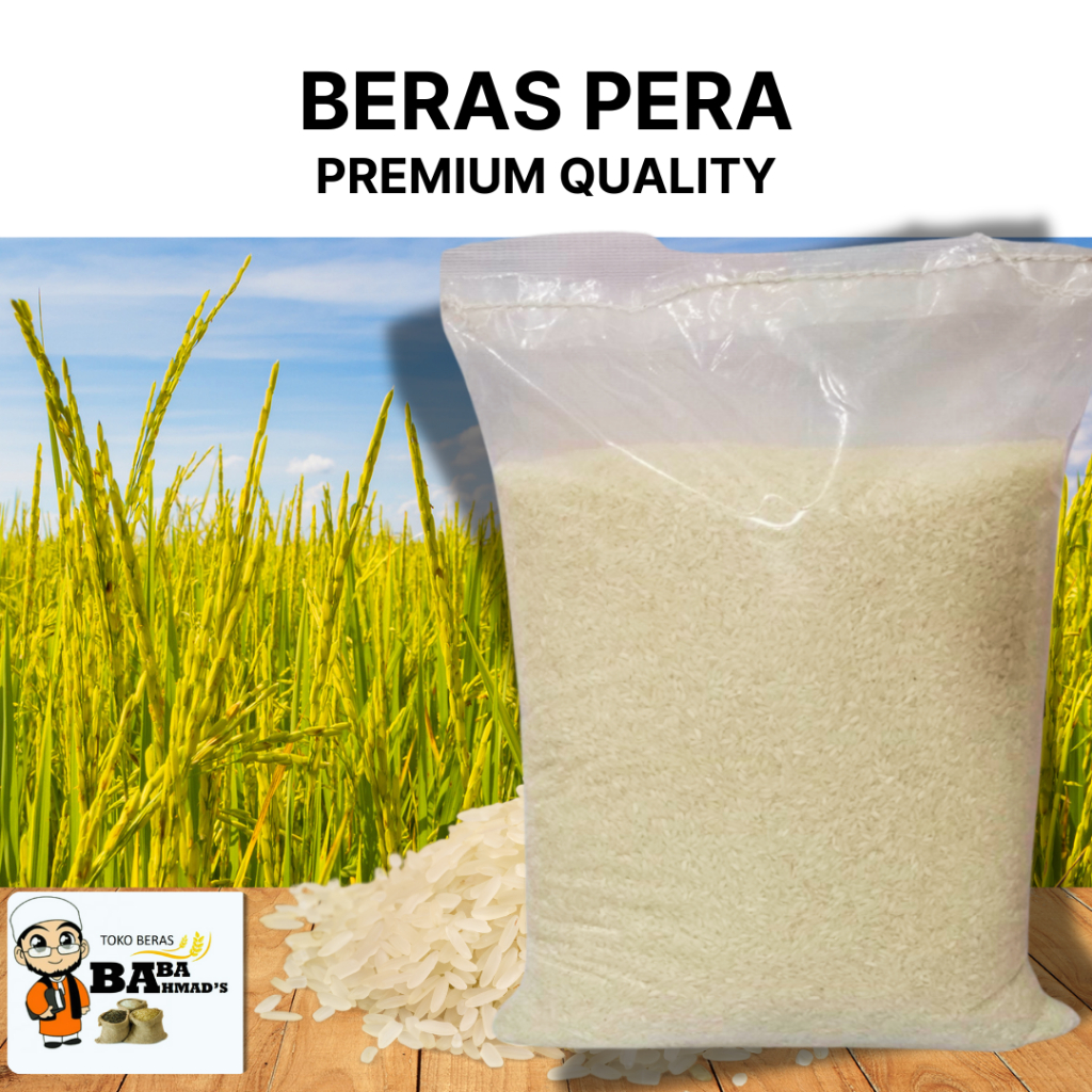 Jual BERAS PERA PREMIUM QUALITY - LITERAN/1KG/3KG | Shopee Indonesia