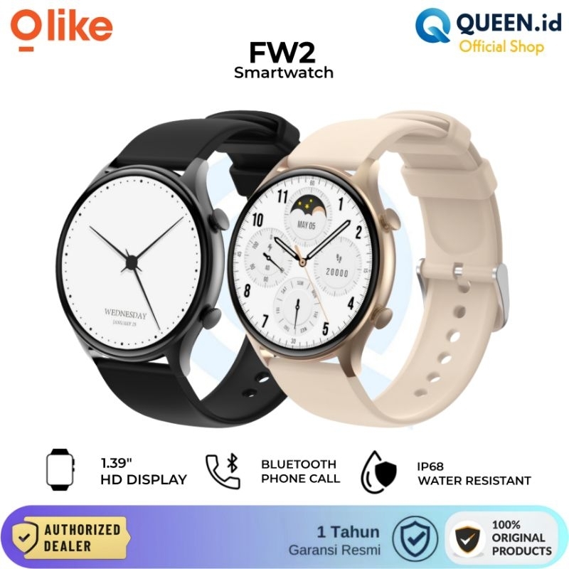 Jual Olike FW2 Smartwatch 1.39" HD Display Bluetooth Call IP68 Health ...