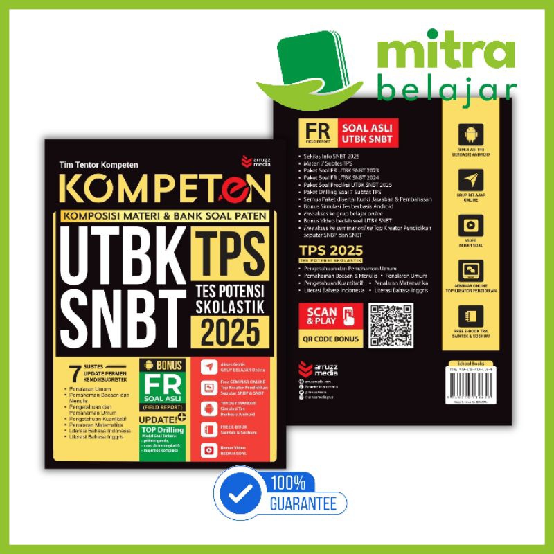 Jual Buku Kompeten Bank Soal UTBK SNBT TPS 2025 Terbaru | Shopee Indonesia