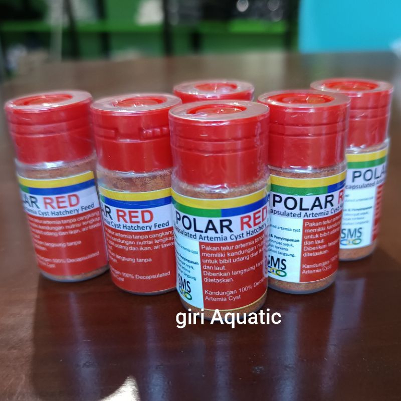 Jual Polared Polar Red 10 Gram Artemia Instant Shell | Shopee Indonesia