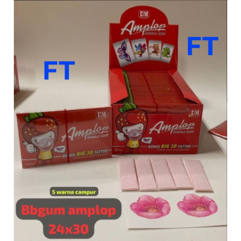 Jual permen bubble gum amplop tato 30 pcs | Shopee Indonesia