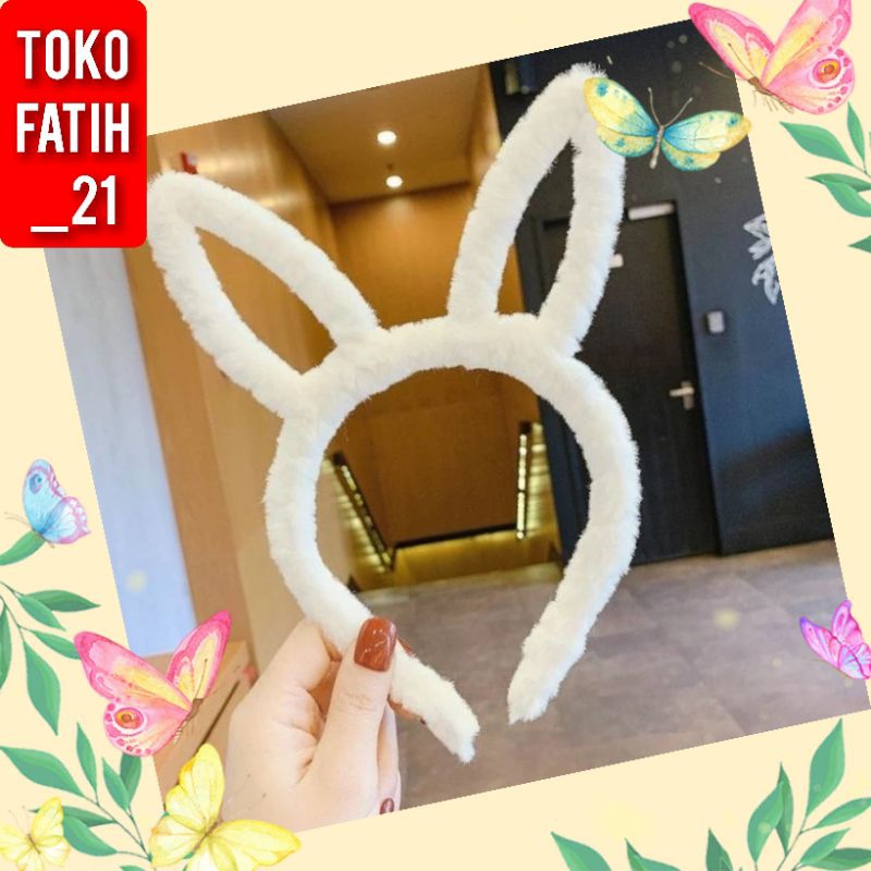 Jual BANDO LUCU KARAKTER HEWAN BULU HALUS BONDU MOTIF KUPING KELINCI ...