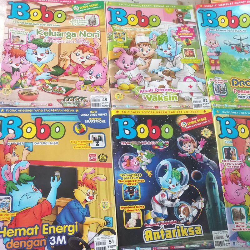 Jual Majalah Bobo Paket isi 6 majalah beda judul | Shopee Indonesia