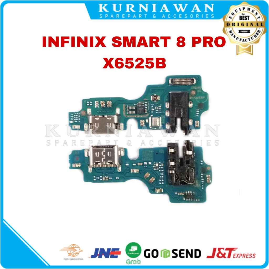 Jual Konetor Charger Infinix Smart 8 Pro X6525B Pcb Board Usb Papan Con ...