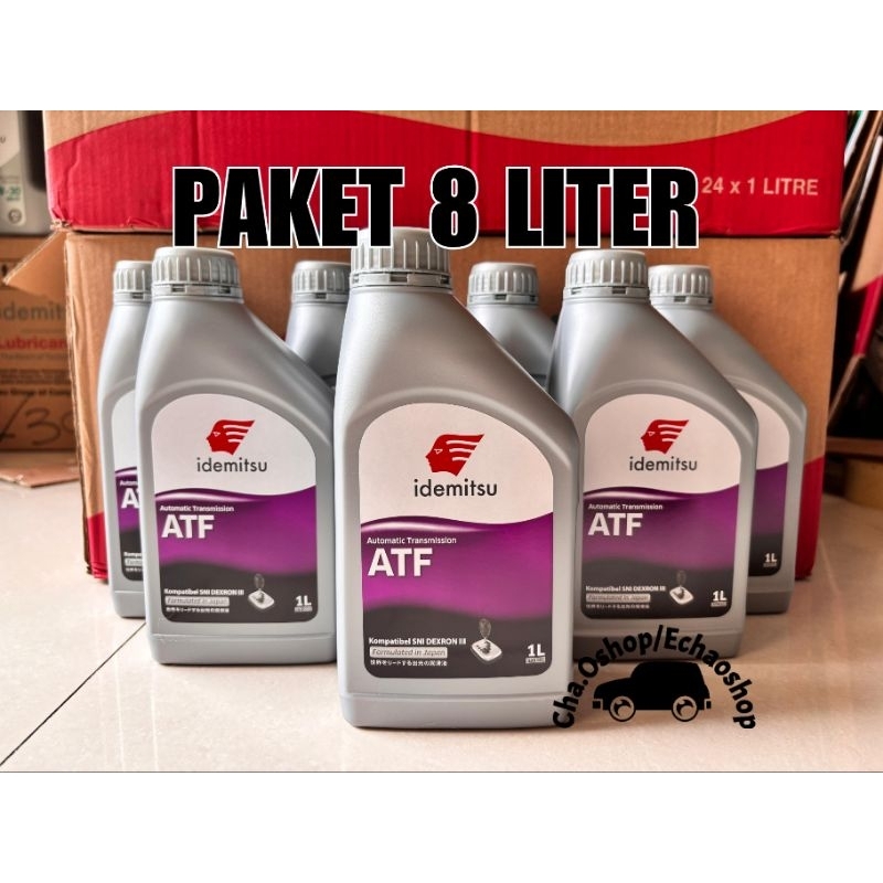 Jual (PAKET) OLI TRANSMISI MOBIL ATF IDEMITSU 8LITER ORIGINAL 100% ...