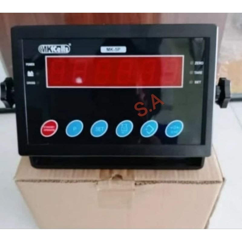 Jual indikator jembatan timbang /display Digit 2RS232 /indikator MK-5p ...