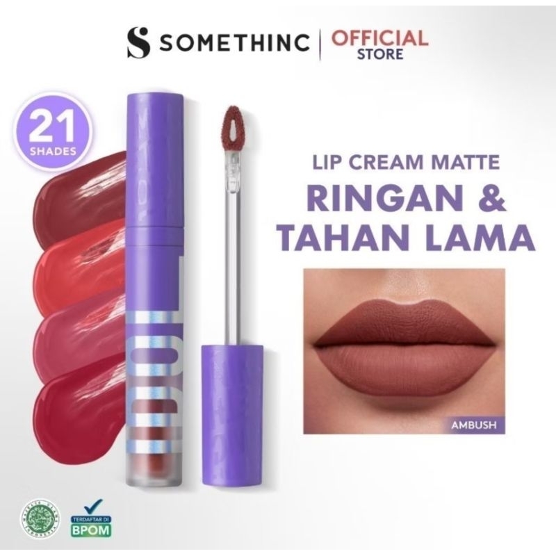 Jual SOMETHINC Idol Blurry Soft Lip Matte - Lip Cream Matte - Lipstik ...