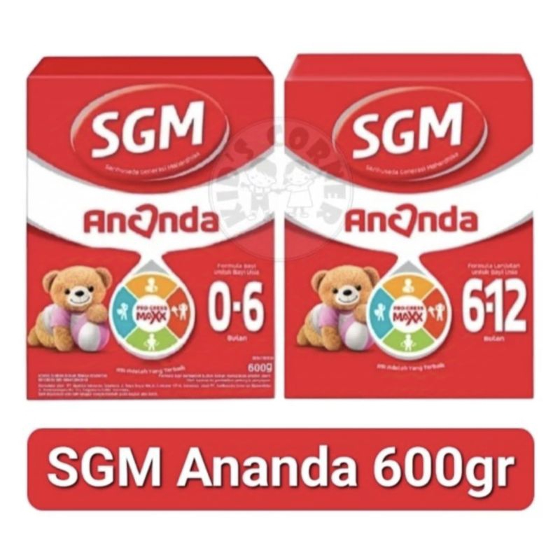 Jual SGM Ananda 0-6/6-12 Bulan 550gr | Shopee Indonesia