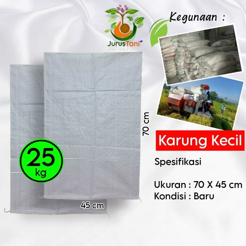 Jual Karung Putih Polos Ukuran 70 cm x 45 cm Kapasitas 25 Kg | Shopee ...
