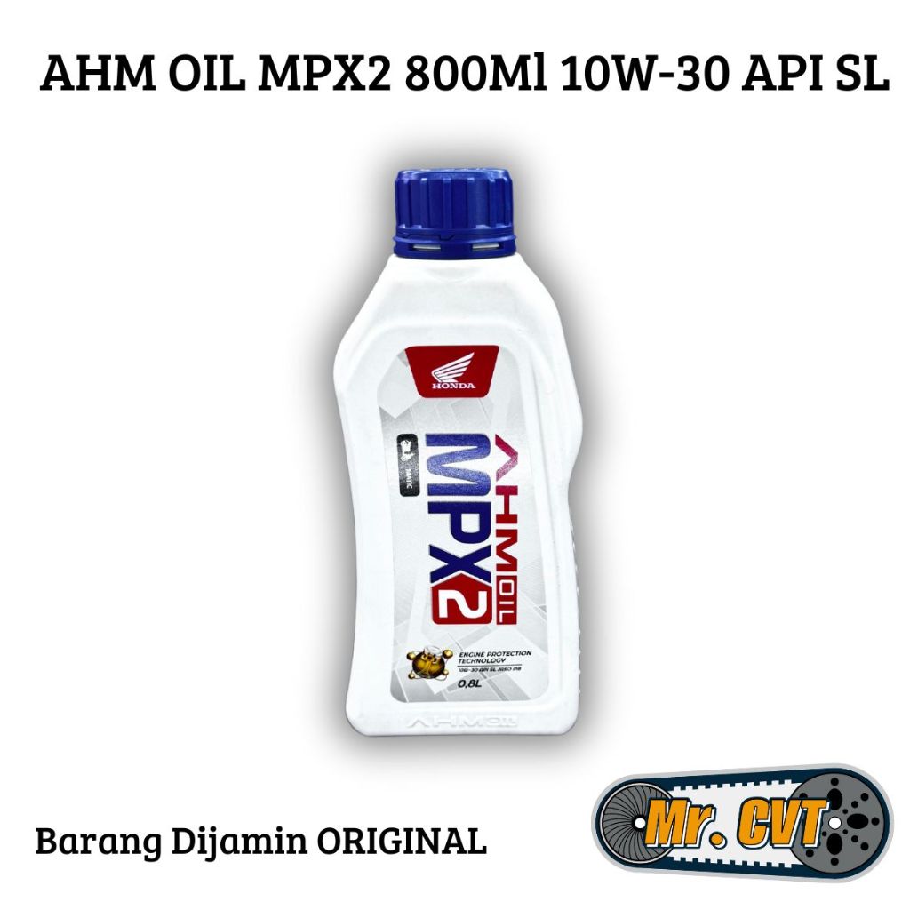 Jual AHM OIL MPX 2 800Ml 10w-30 API SL OLI MATIC MPX2 0,8L | Shopee Indonesia