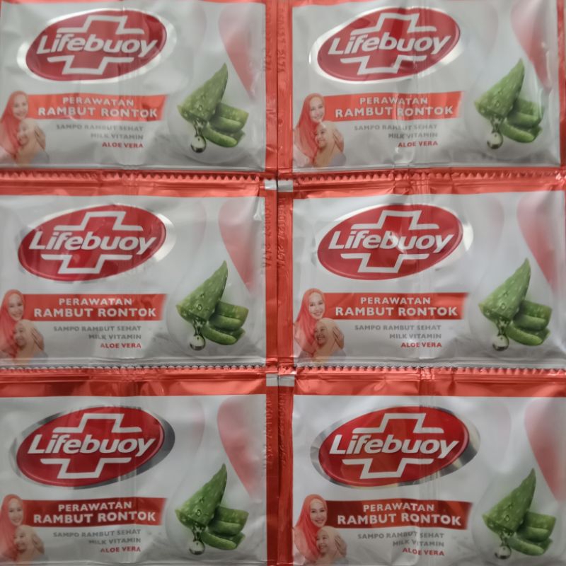 Jual 72 SACHET LIFEBUOY 500 PERAWATAN RAMBUT RONTOK TWIN PACK (SAMPO ...