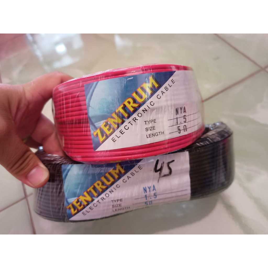 Jual Kabel Listrik NYA 1x1.5mm Tunggal / Satuan Rol | Shopee Indonesia
