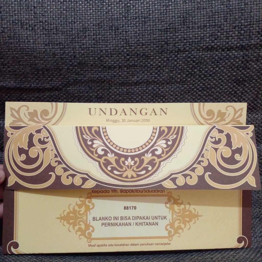 Jual print UNDANGAN NIKAH ERBA 88170 PERNIKAHAN SUNAT SUNATAN KHITAN ...