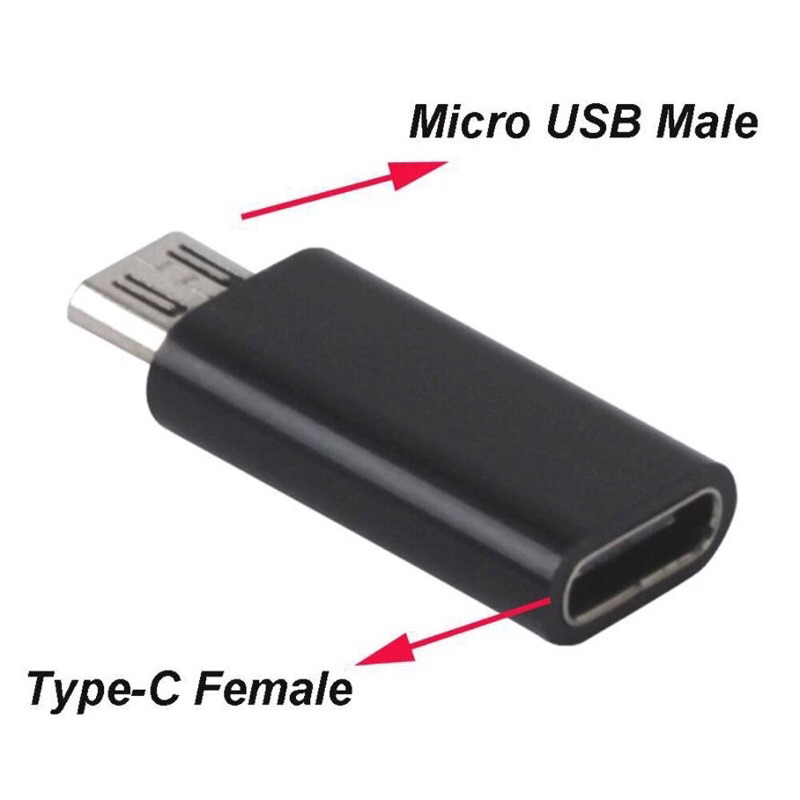 Jual Converter Adaptor Type C To Micro USB Sambungan Tipe C Ke Micro ...