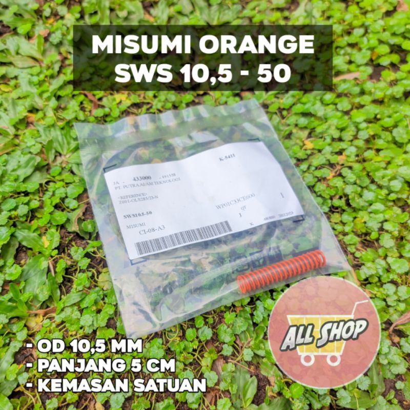 Jual Per Misumi Orange SWS 10,5-50 / Per Mizumi / Per spring misumi ...