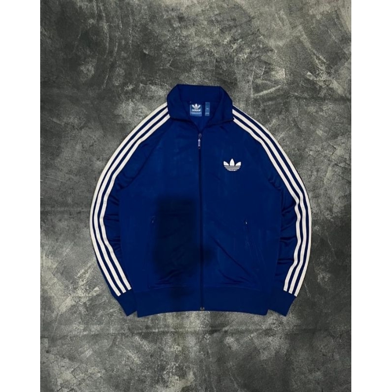 Jual Tracktop Adidas Firebird Blue | Shopee Indonesia