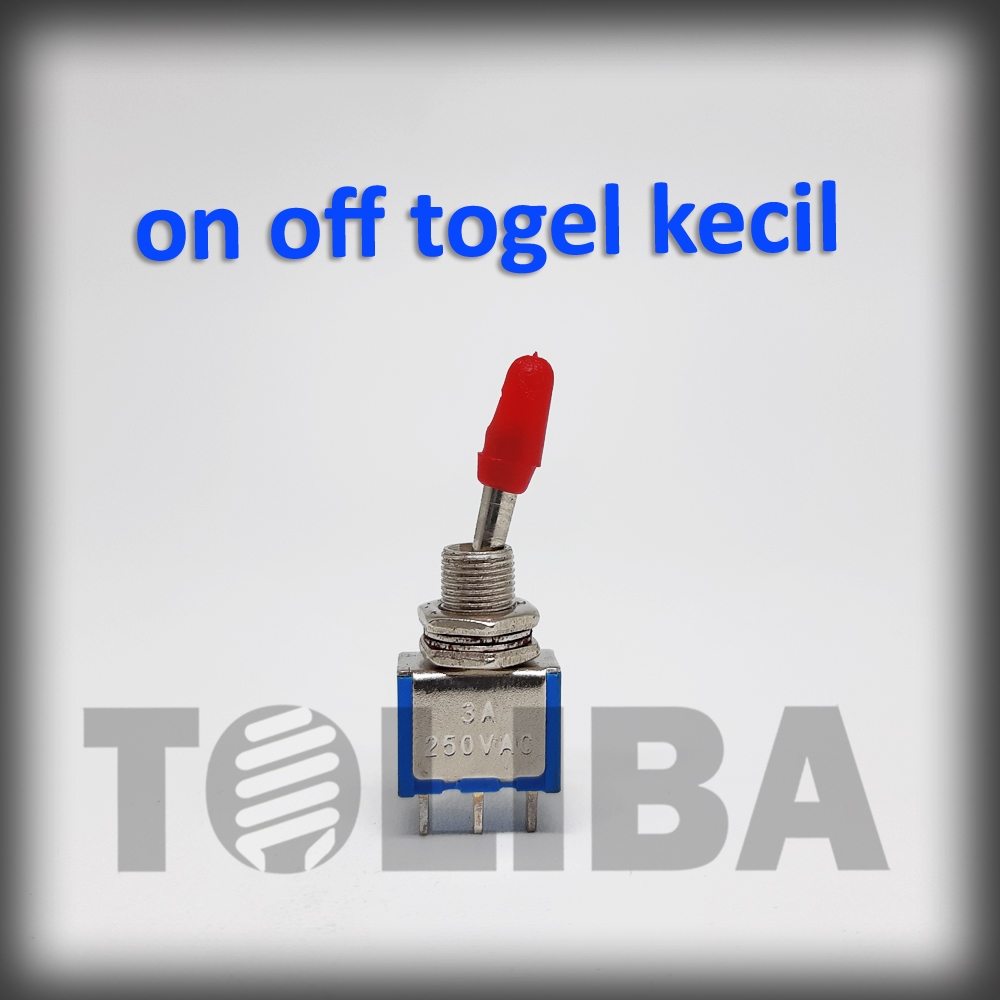 Jual saklar toggle/ switch 3 pin saklar 3pin 3kaki mini saklar on off ...