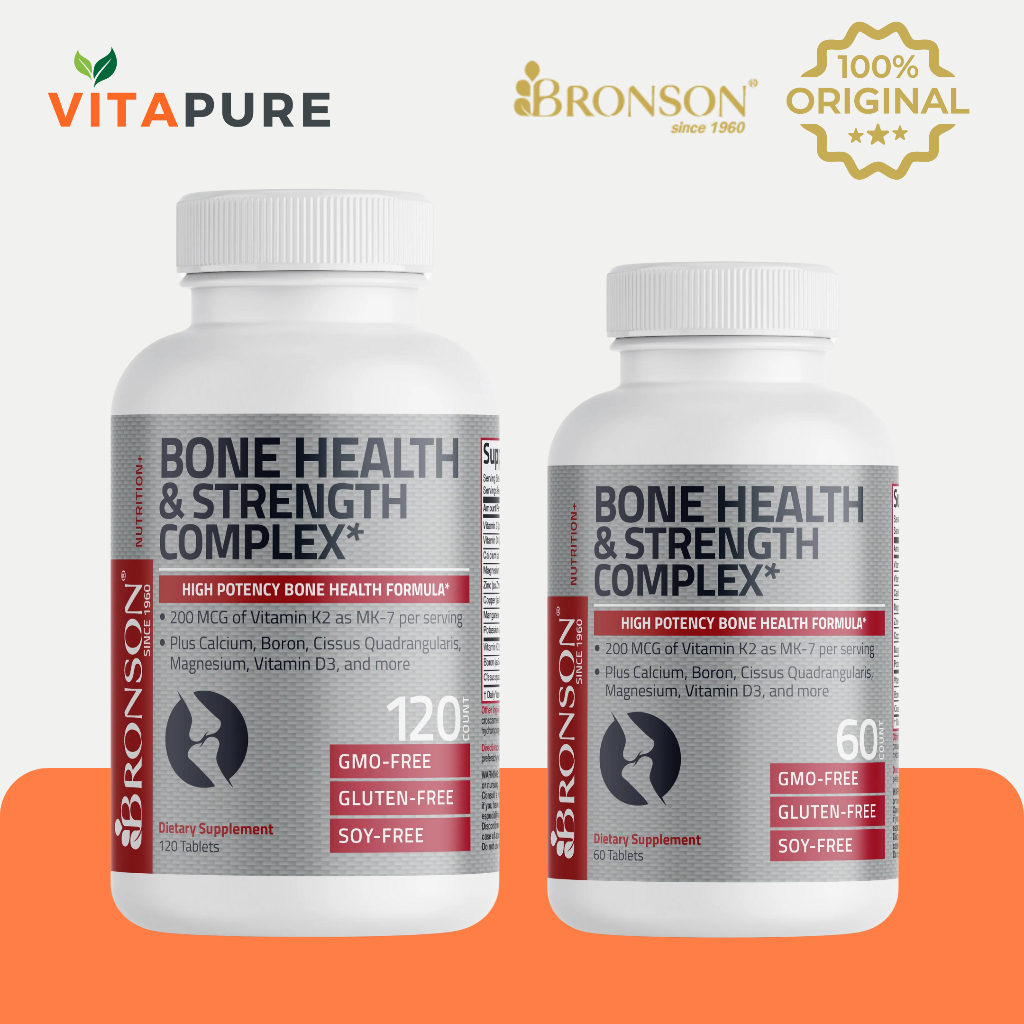 Jual Bronson Calcium Bone Health & Strength Complex Formula | Shopee ...