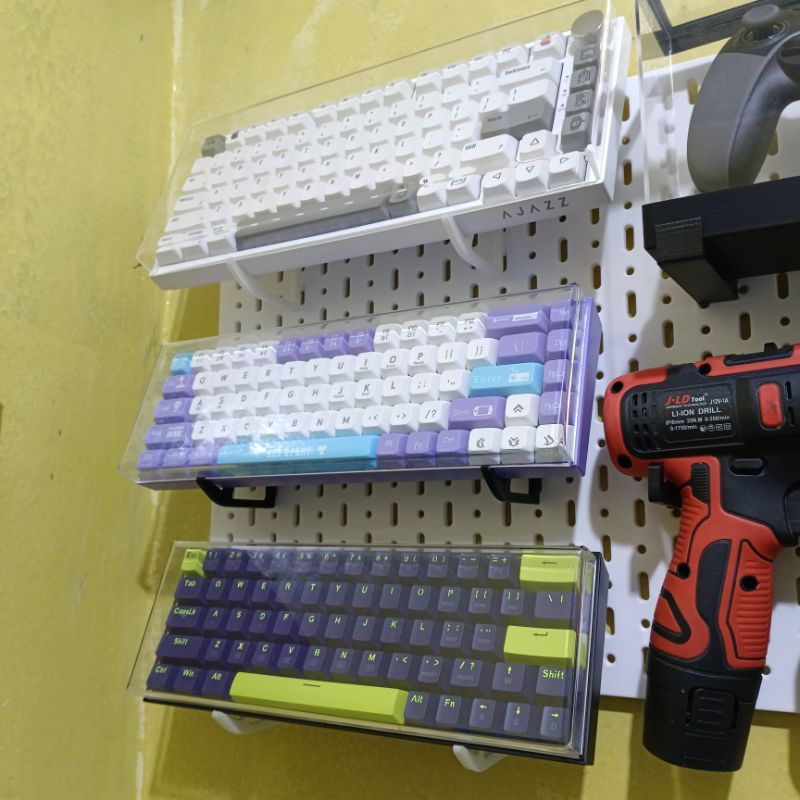 Jual stand keyboard hook gantungan pegboard | Shopee Indonesia