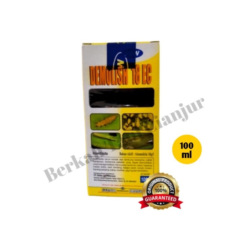 Jual DEMOLISH 18 EC 100 ml Insektisida Abamektin DGW Original Produk ...