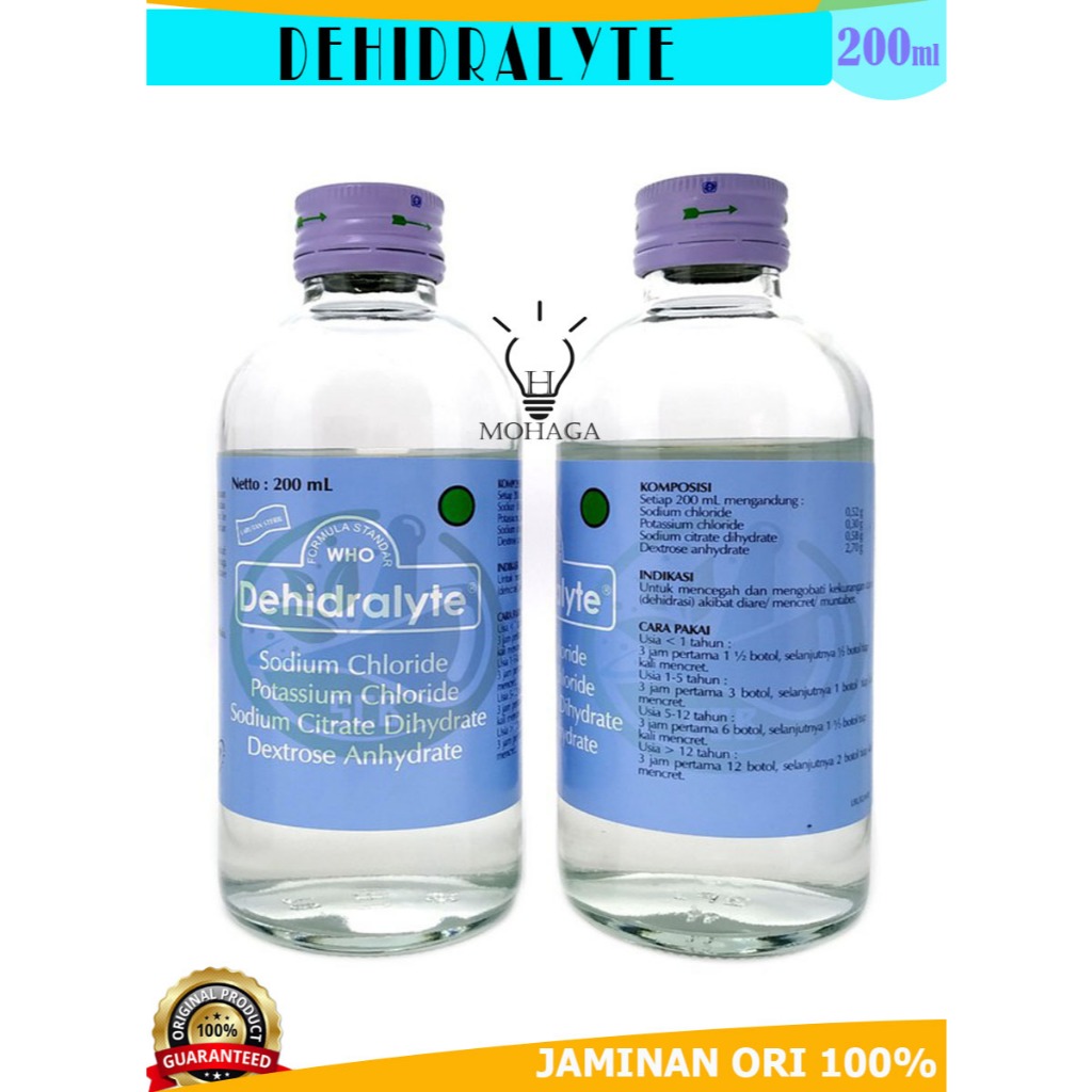 Jual Dehidralyte Cairan Oralit Mencret Anak 200ml | Shopee Indonesia