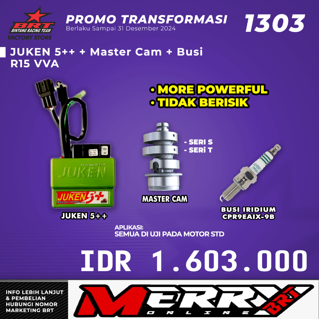 Jual Promo ECU Juken 5 Plus Plus Dualband dan Master Cam BRT R15 V3 ...