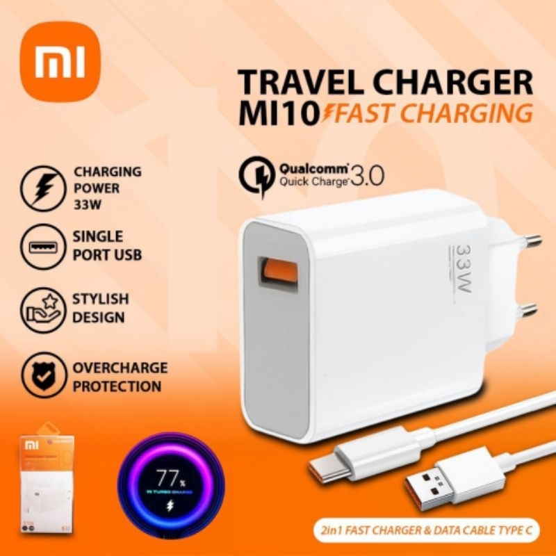 Jual CHARGER XIAOMI M10 Mi TURBO CHARGE Qualcom Quick Charge 3.0 ...