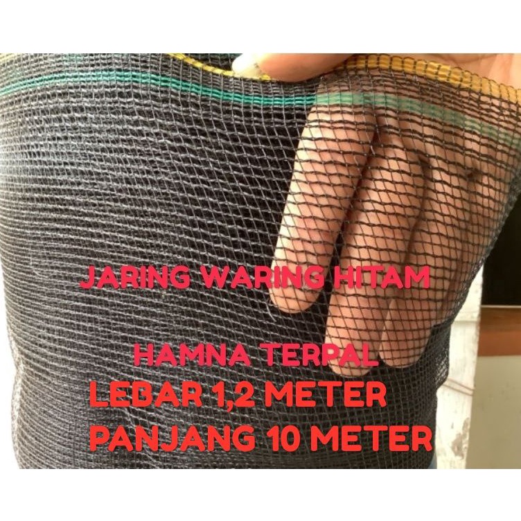Jual Pusat Terbaru jaring waring ikan lebar 12x1 meter jaring keramba ...