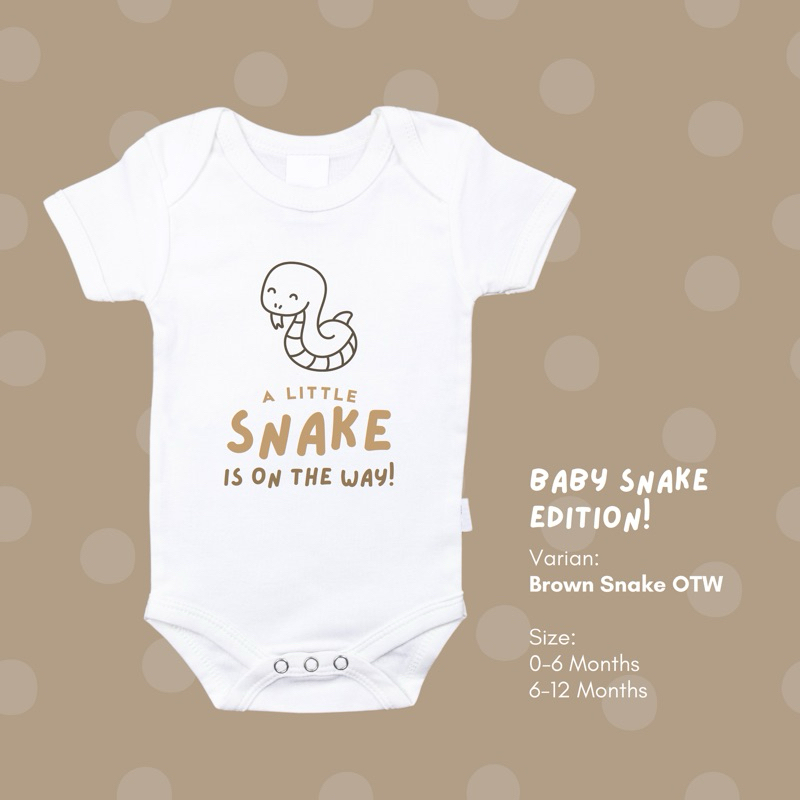 Jual Jumper Bayi Snake Tahun Ular 2025 | Baju Bayi Tahun Shio Ular Kayu ...