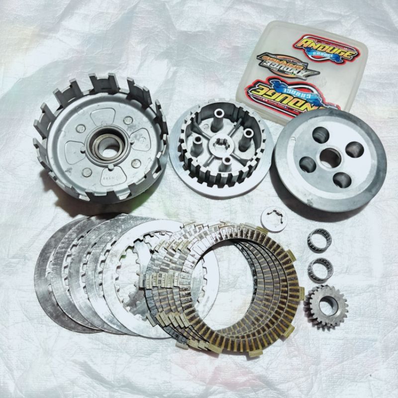 Jual ronsel set rumah kampas kopling gigi primer sekunder draf gear Kawasaki ninja r ss rr ...