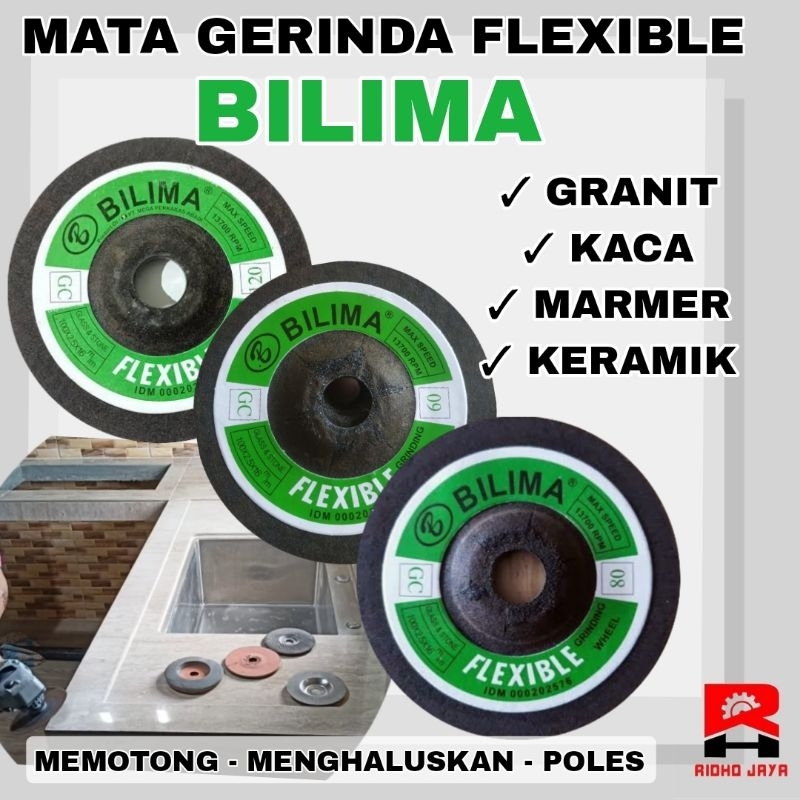 Jual Mata Gerinda Gurinda Flexible Fleksibel BILIMA GC 60/80/120 Poles ...