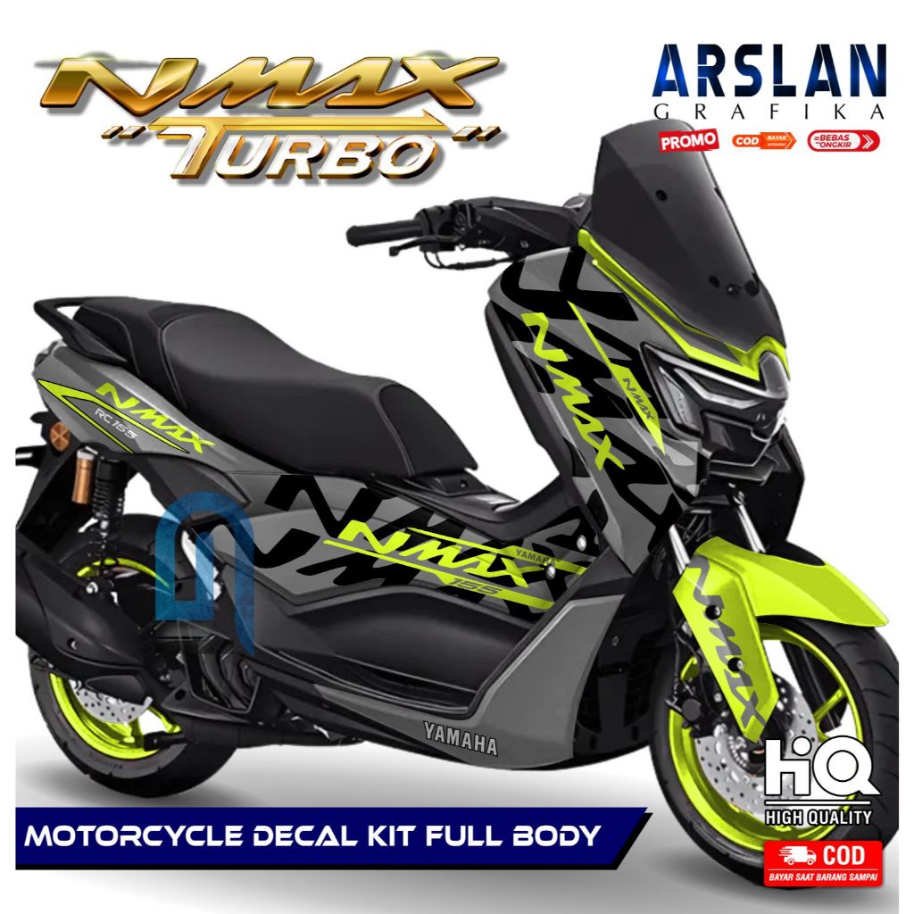 Jual Decal NMAX Turbo Full Body - Stiker NMAX Terbaru 2024 Fullbody ...