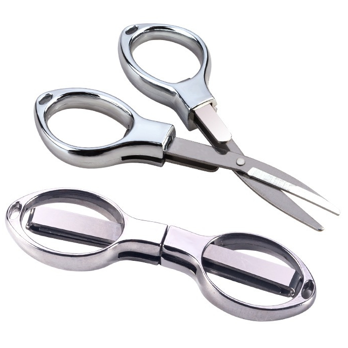 Jual Gunting Lipat Stainless Steel Silver Mini Kuat Tahan Lama Portable ...
