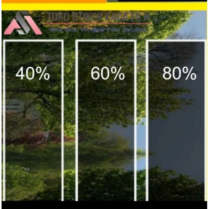 Jual Stiker kaca Film Riben Hitam 1 Roll (40% 60% 80%) 152 x 50 Meter ...