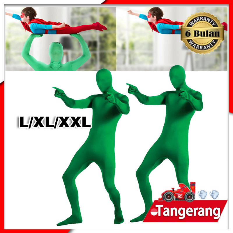 Jual Baju Green Screen Chroma Key Kostum Full Badan Green Screen ...