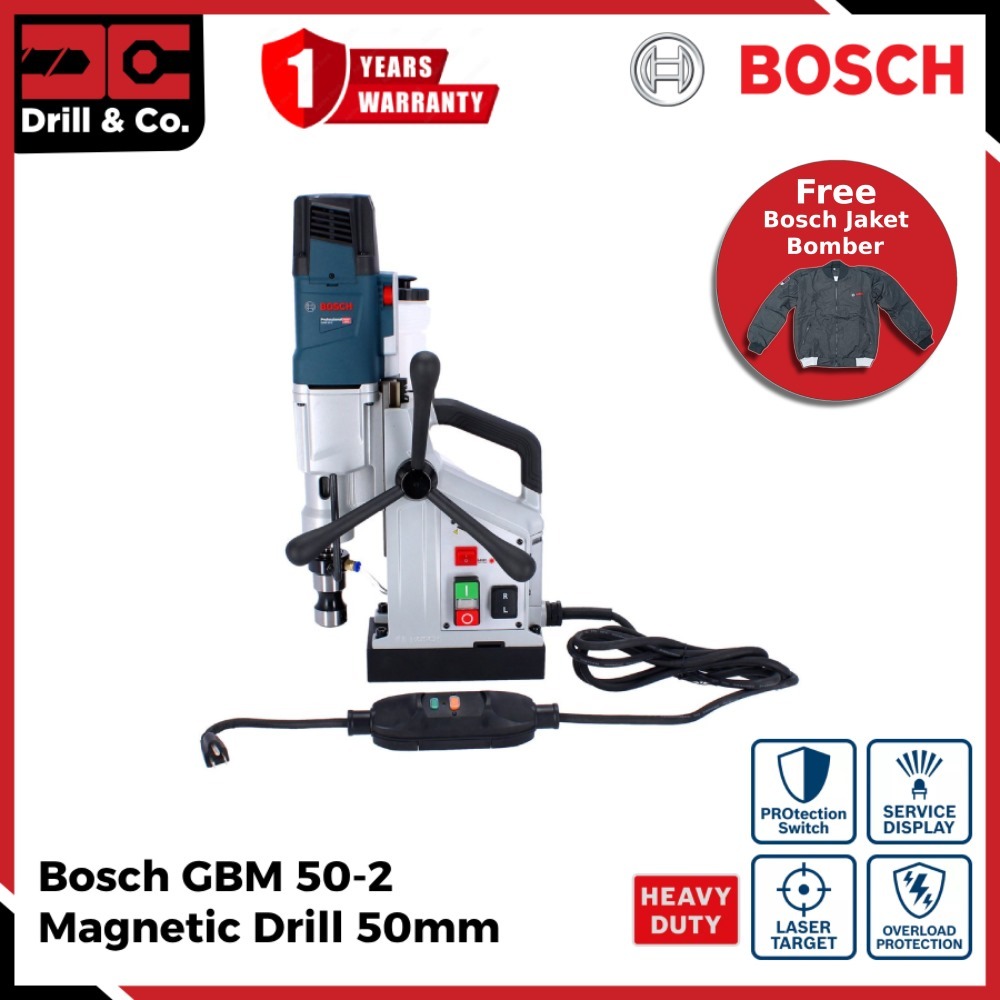 Jual Bosch GBM 50-2 Magnetic Drill / Mesin Bor Magnet 50mm | Shopee Indonesia