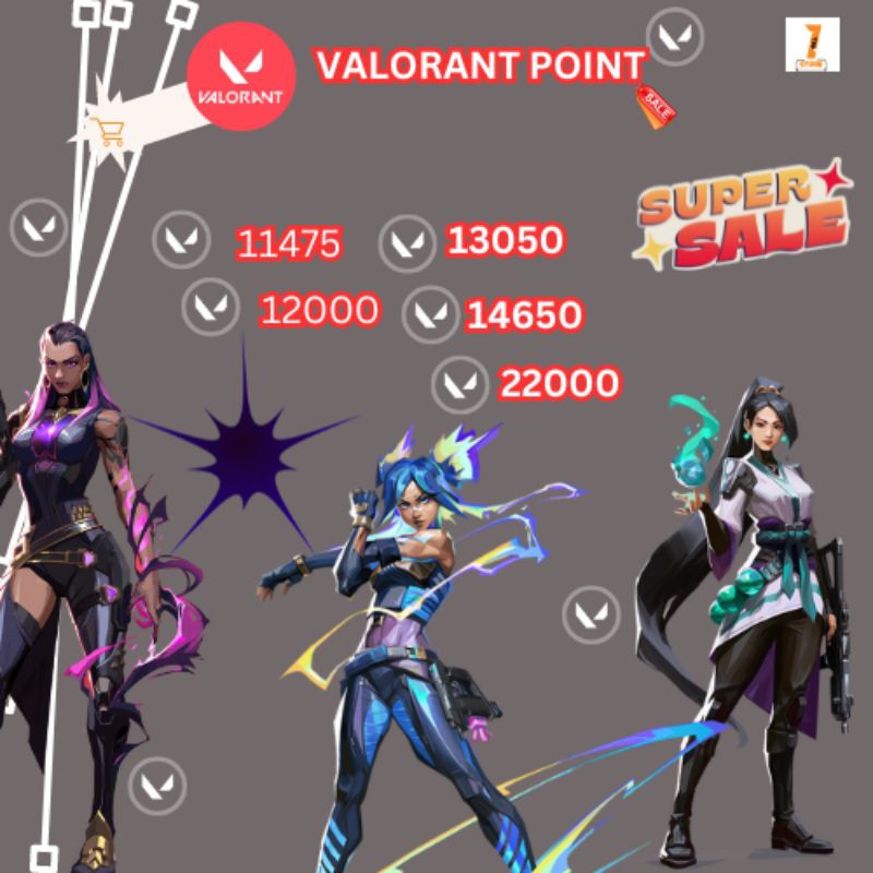 Jual Valorant Points - Valo Point VP V6 | Shopee Indonesia