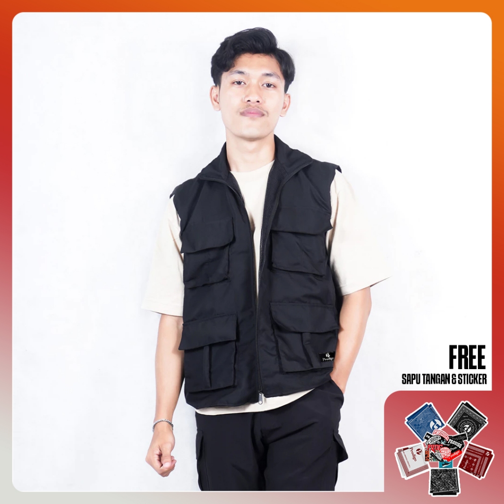 Jual Prodigo * Rompi Pria Casual Banggai Motif 3 I Rompi Tactical ...