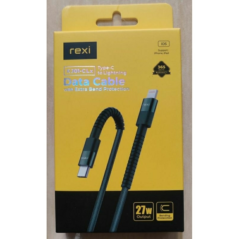 Jual CABLE DATA REXI C TO LIGHTNING 27 W | Shopee Indonesia