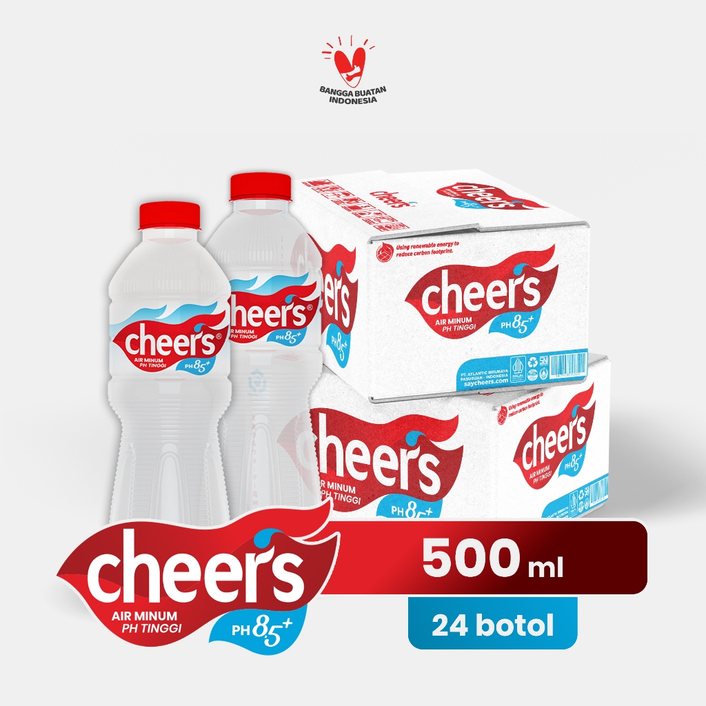 Jual Cheers Alkaline Healthy Water 500ml (24 botol) | Shopee Indonesia