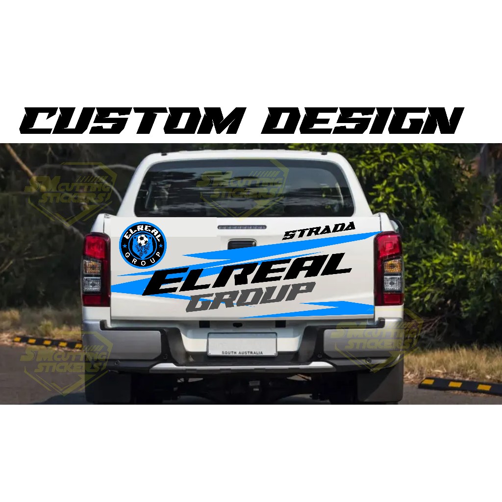 Jual Sticker Mobil Strada triton Custom desain List sticker mobil ...