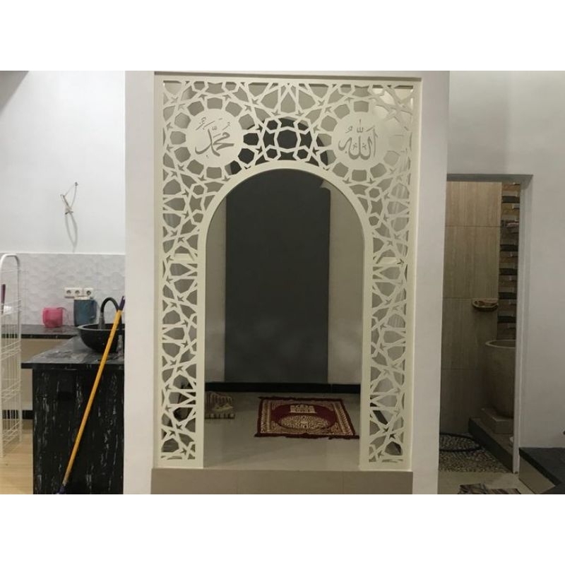 Jual Custom Ornamen Mihrab masjid/Ornamen Custom/cutting cnc | Shopee ...