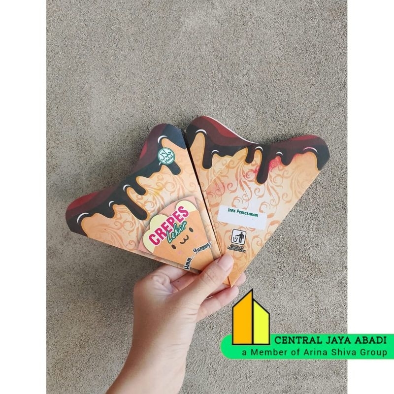 Jual [PAKET USAHA] 600 LEMBAR KEMASAN CREPES JUMBO BAHAN DUPLEK PUTIH ...
