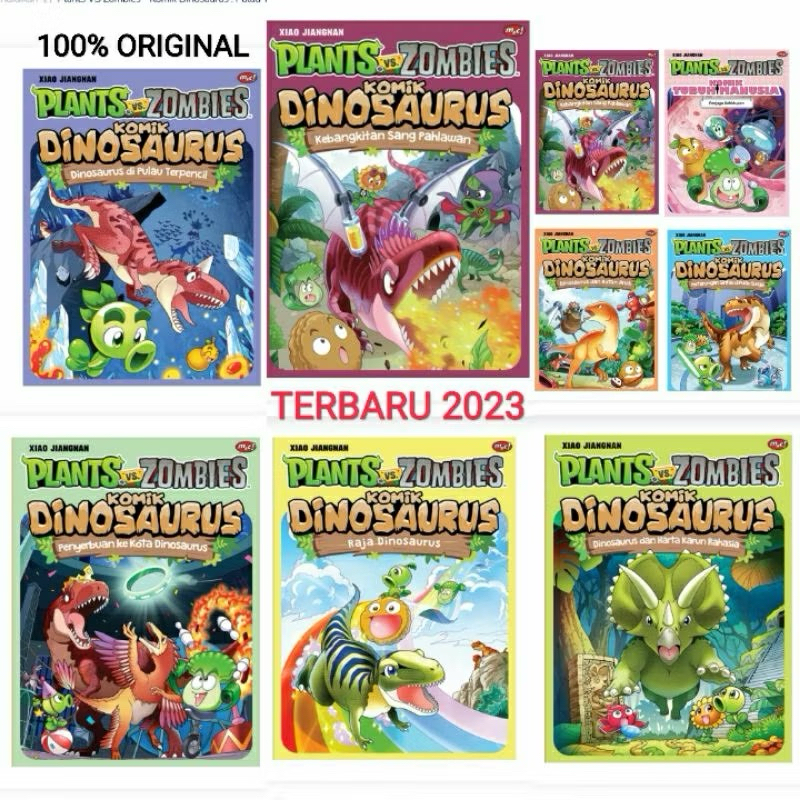 Jual PLANTS VS ZOMBIE KOMIK DINOSAURUS TUBUH MANUSIA, LABIRIN ROBOT ...