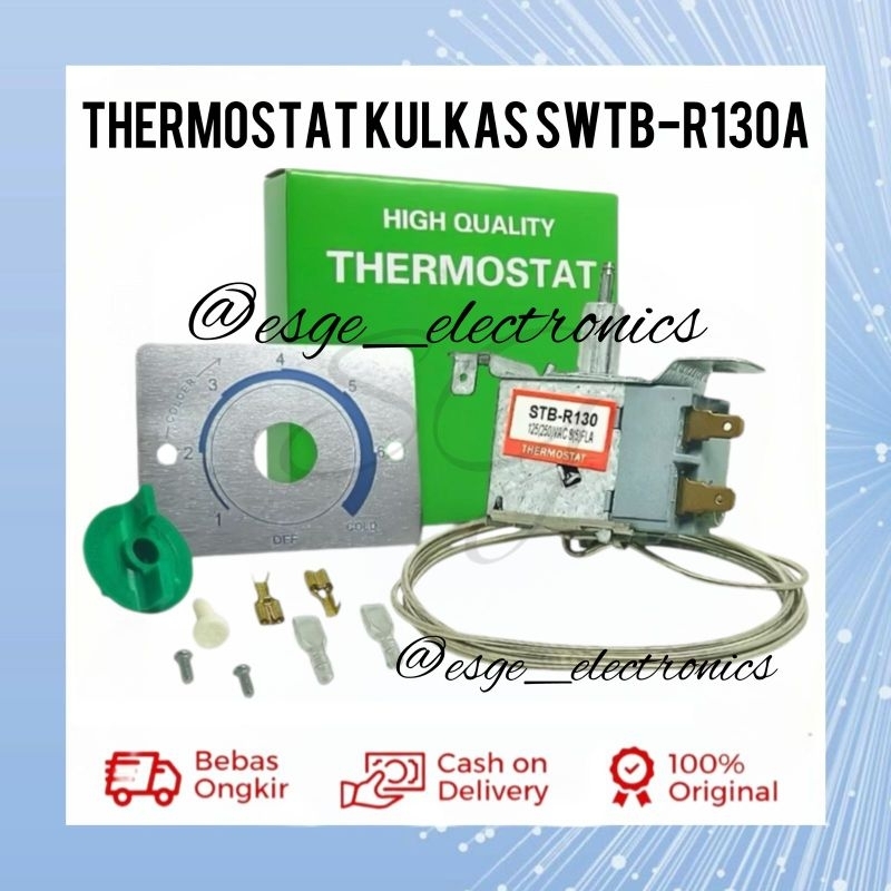 Jual ORIGINAL THERMOSTAT KULKAS SWTB-R130A THERMOSTAT KULKAS STB-R130A ...
